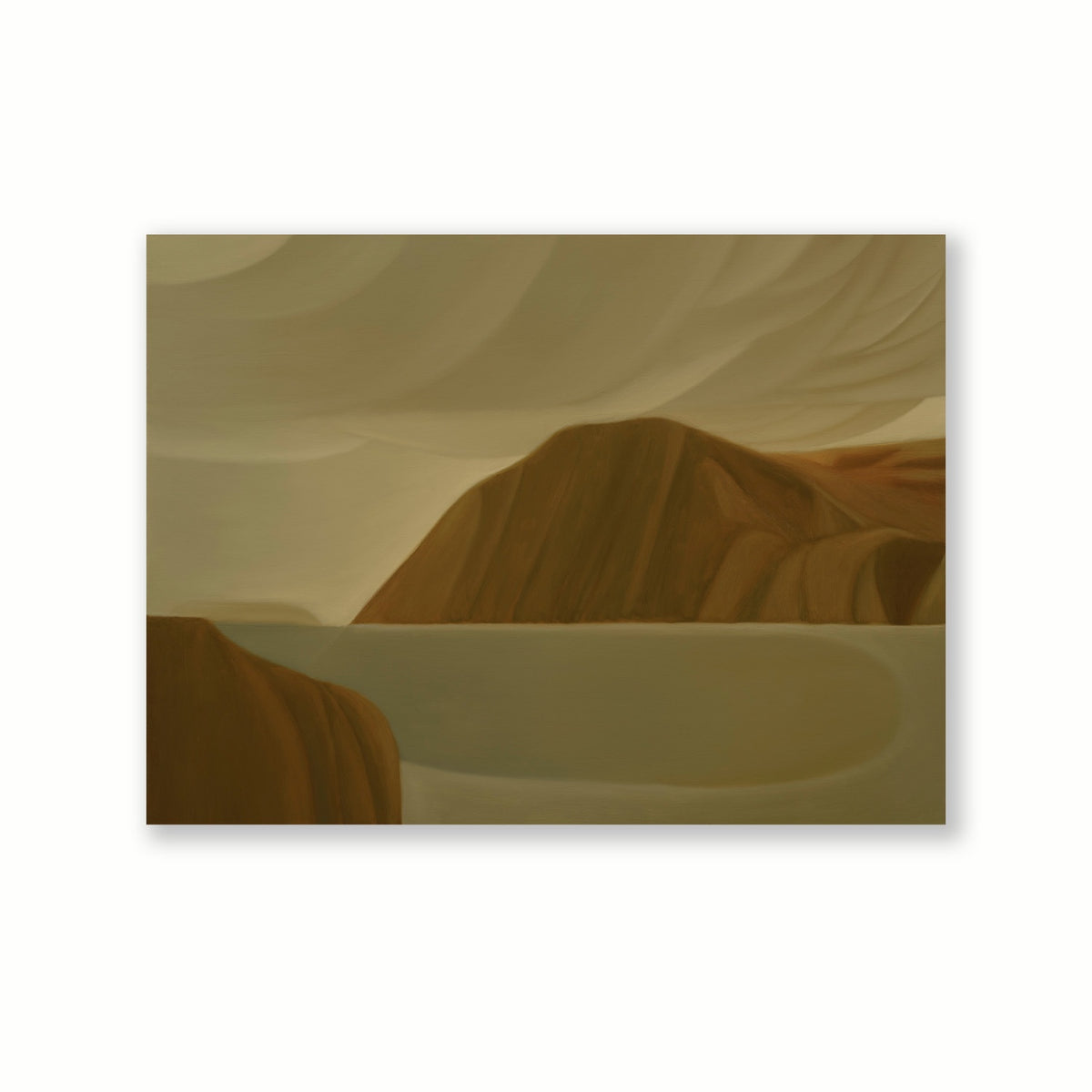 Halcyon days (Mākara Beach) | Painting | by Sean Beldon – The Frame ...