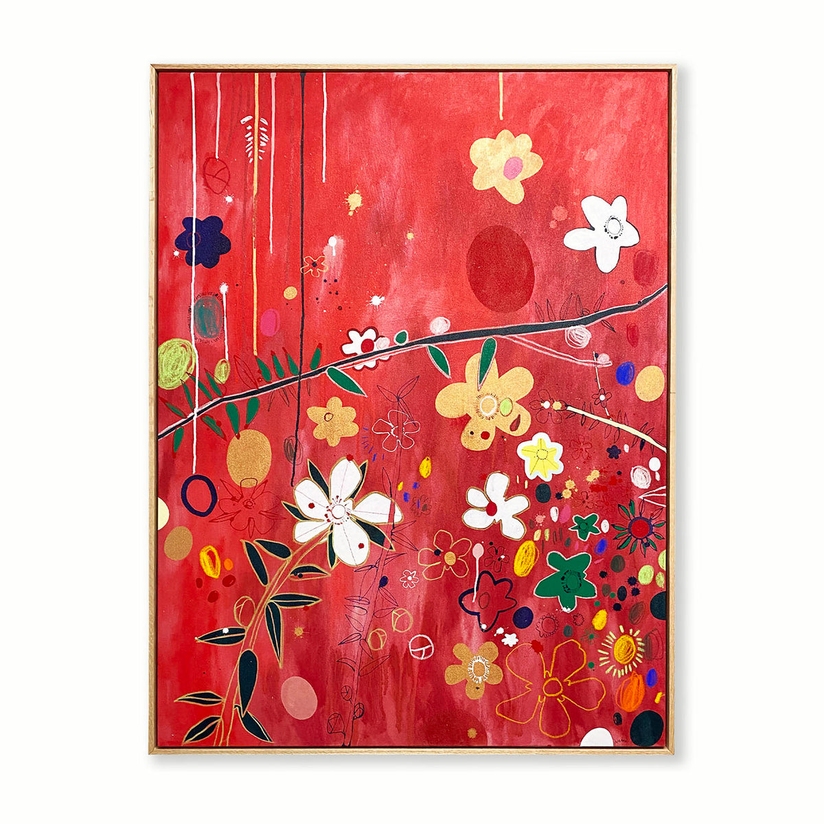 Manuka 1 | Painting | by Naomi Faifai – The Frame Workshop & Gallery