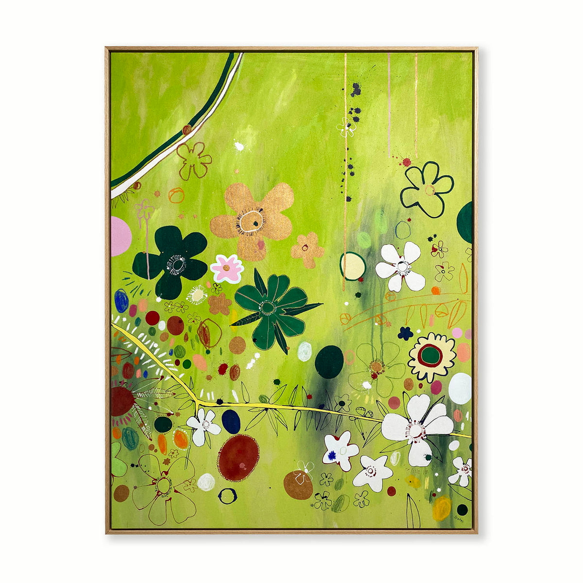 Manuka 2 | Painting | by Naomi Faifai – The Frame Workshop & Gallery