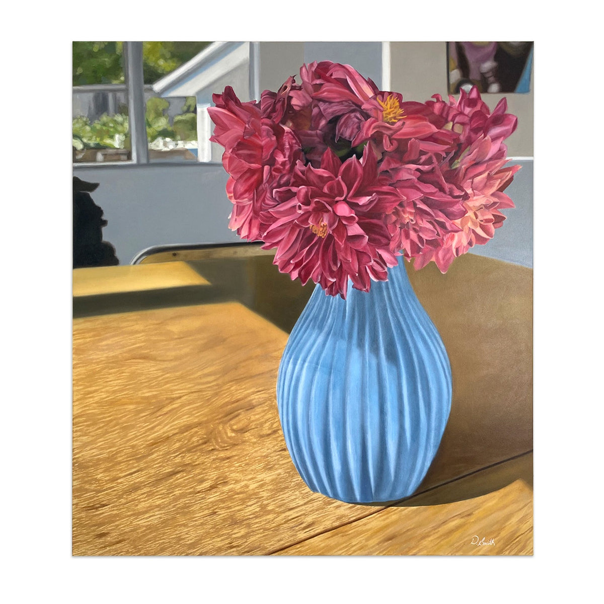 The Dahlias | Painting | by Dianna Smith – The Frame Workshop & Gallery