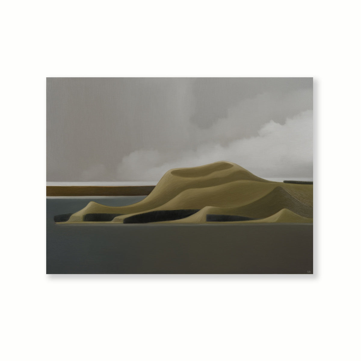 The isthmus, Part III - Browns Island | Painting | by Sean Beldon – The ...