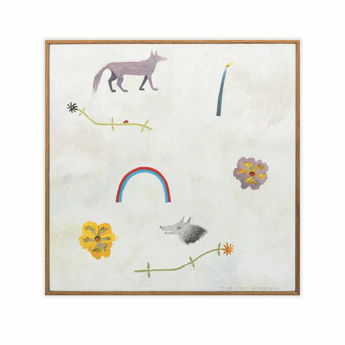 Sharp Fang, Warm Blood | Painting | by Charlotte Robertson – The Frame ...