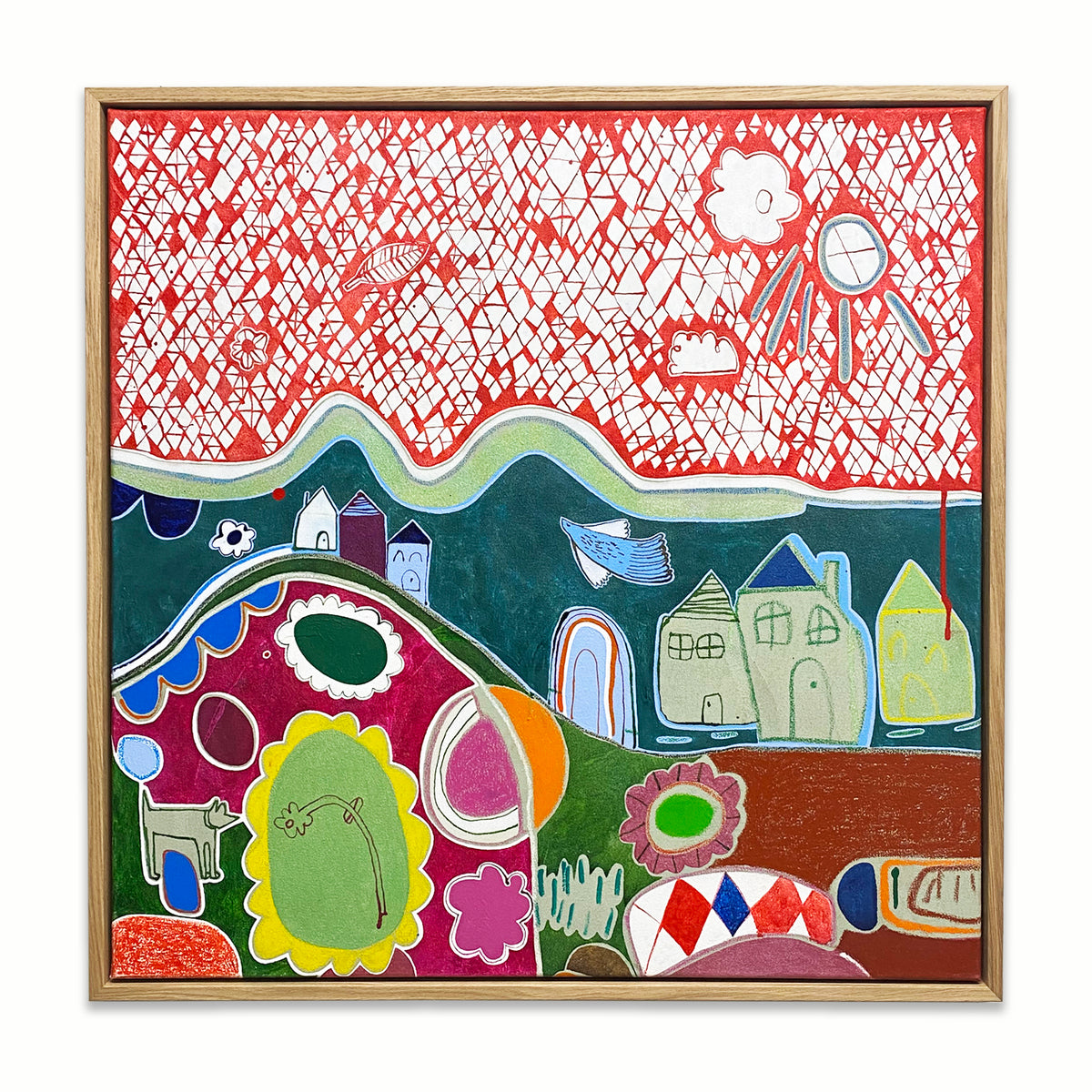 Afternoon Walks | Painting | by Naomi Faifai – The Frame Workshop & Gallery