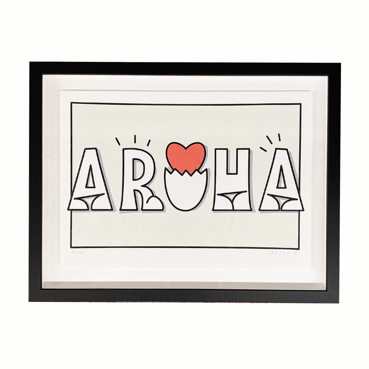 Aroha | Print | by Haser – The Frame Workshop & Gallery